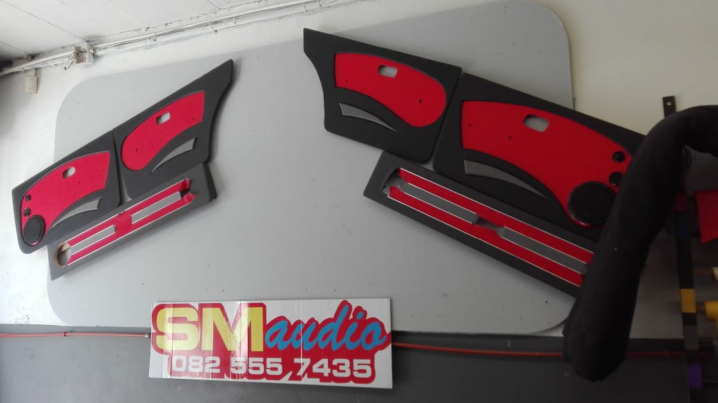 VW Golf Mk1 custom door panels (2) – SM Audio
